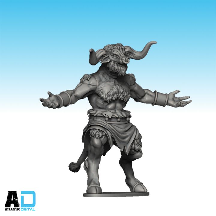 3D Printable Minotaur by Wargames Atlantic