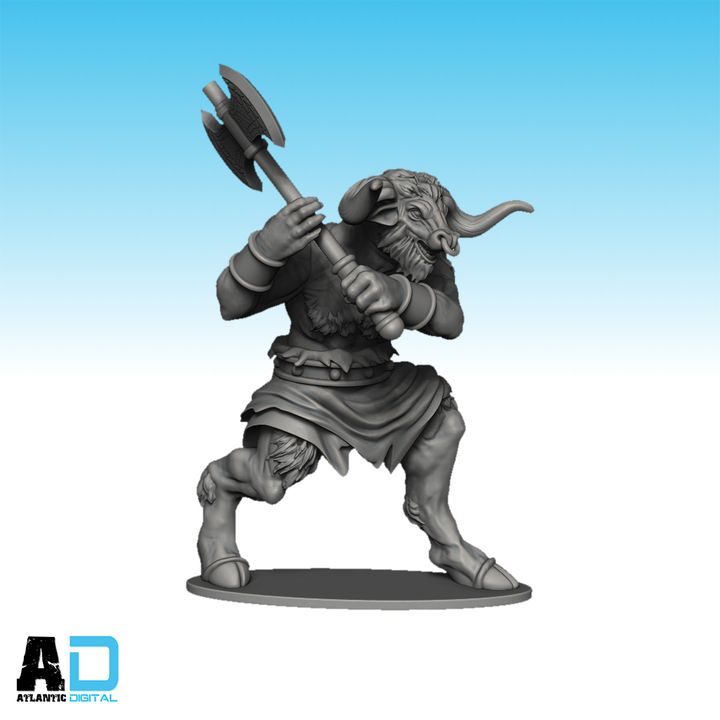3D Printable Minotaur by Wargames Atlantic