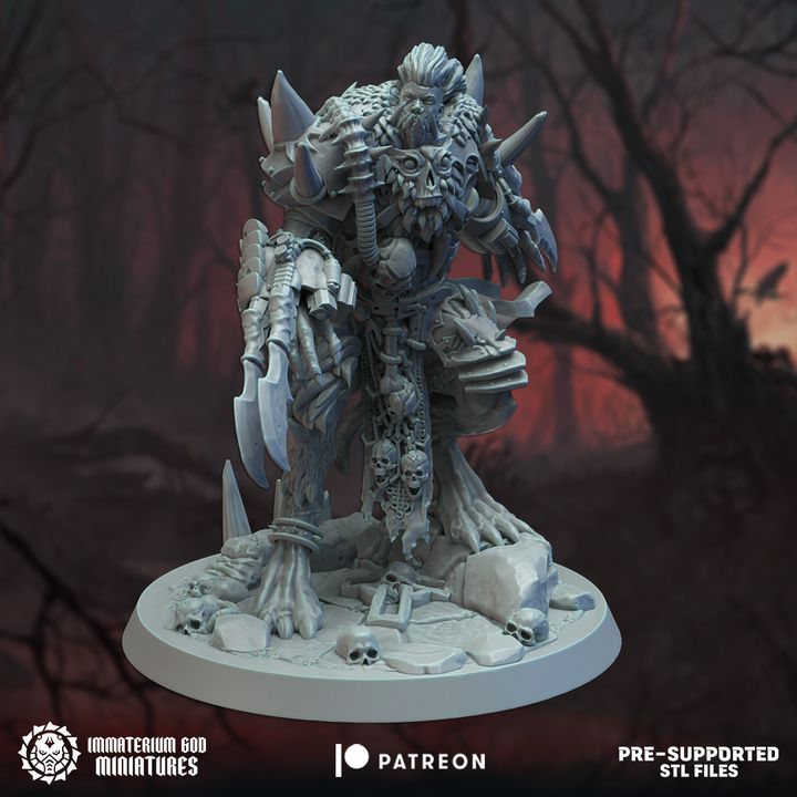3D Printable Yaroslav (beast form) by Immaterium God Miniatures