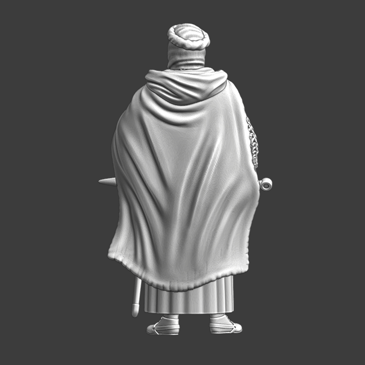 3D Printable Medieval military Order master by Northern Crusades Miniatures