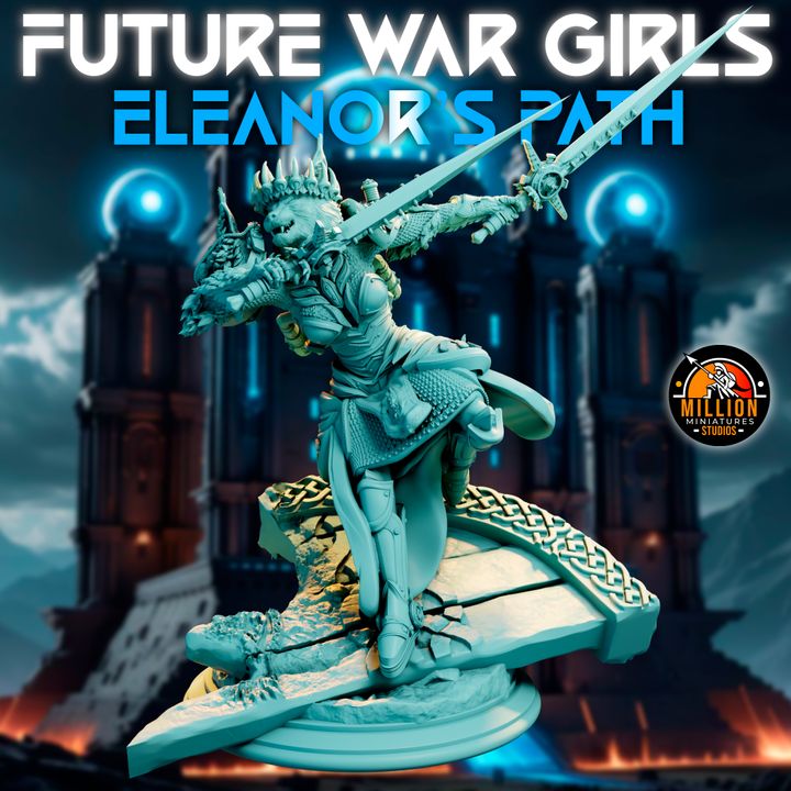 3D Printable Eleanor Thunderlynx 32mm&75mm -Animal Form Battle Pose ...