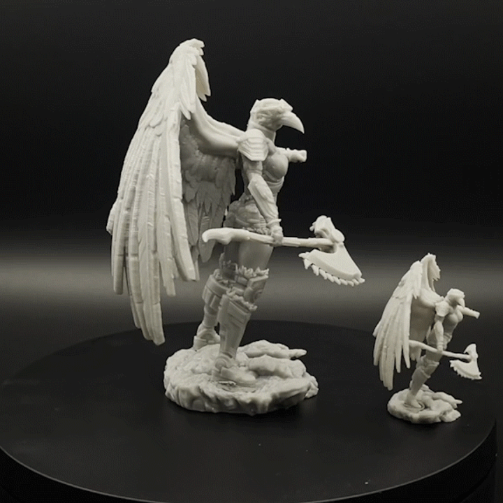 3D Printable Ingrid Ravenson 32mm & 75mm - Animal Form Core Model ...