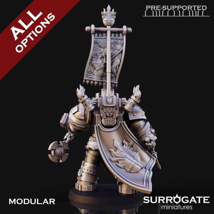 3D Printable Roland the Sinless, Surrogate Miniatures July 2024 Hero ...