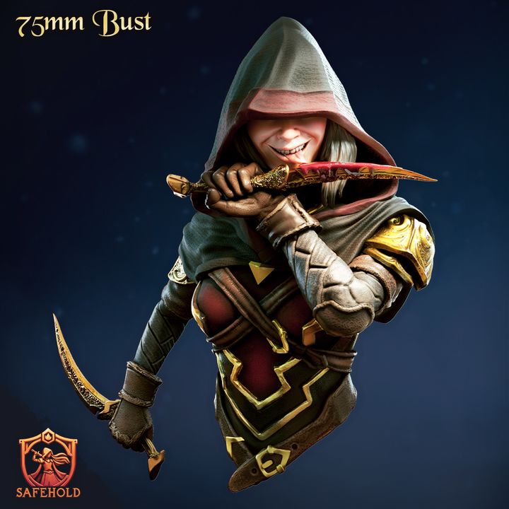 3D Printable Fantasy Busts by Safehold