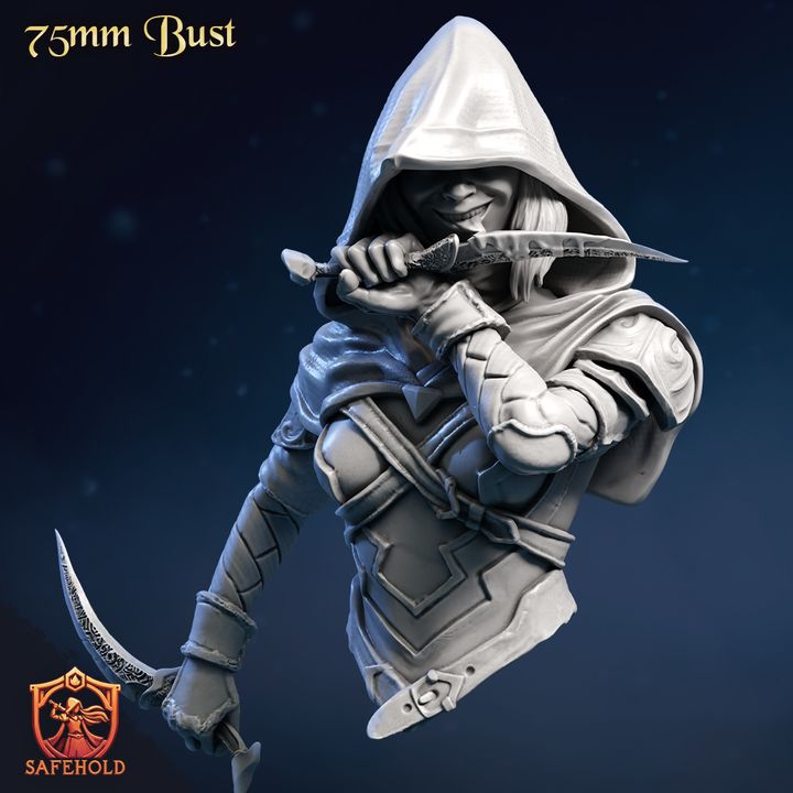 3D Printable Fantasy Busts by Safehold