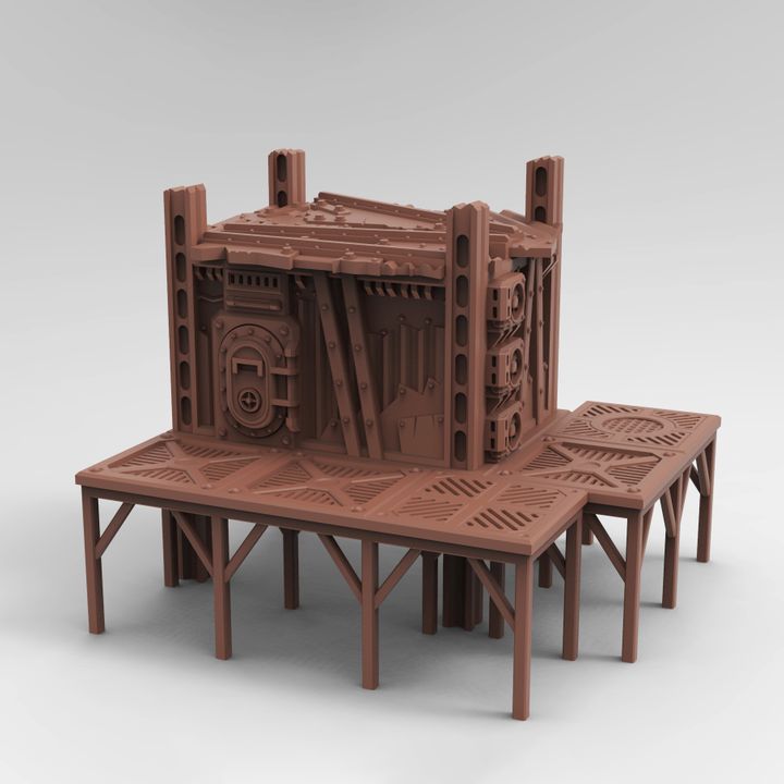 3D Printable Scum City - Shanty Town by Tesseract Tomb