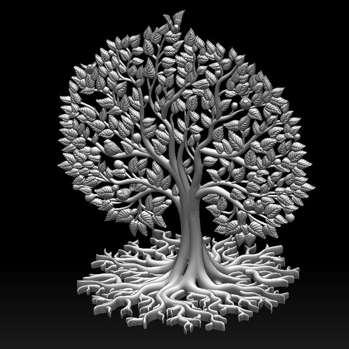 3D Printable tree of life by Dmitry Tishchenkov