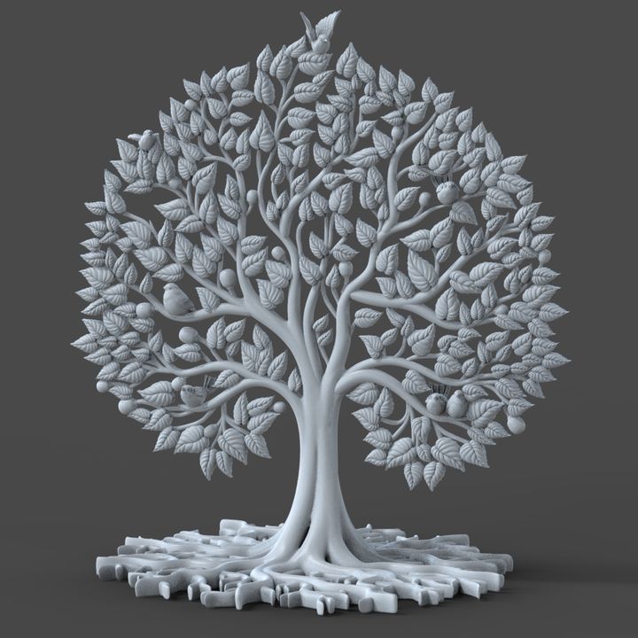 3D Printable tree of life by Dmitry Tishchenkov