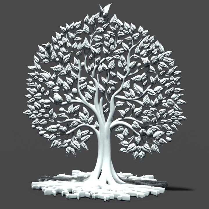 3D Printable tree of life by Dmitry Tishchenkov