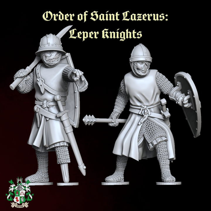 3D Printable Order of Saint Lazarus: Leper-Knights by Styriwar