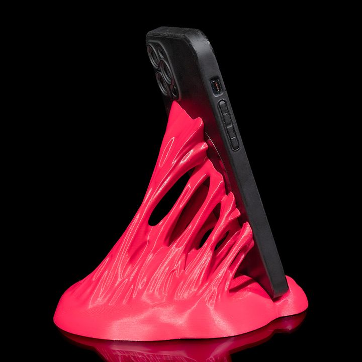 3D Printable Sticky Situation Phone Stand by Stlflix