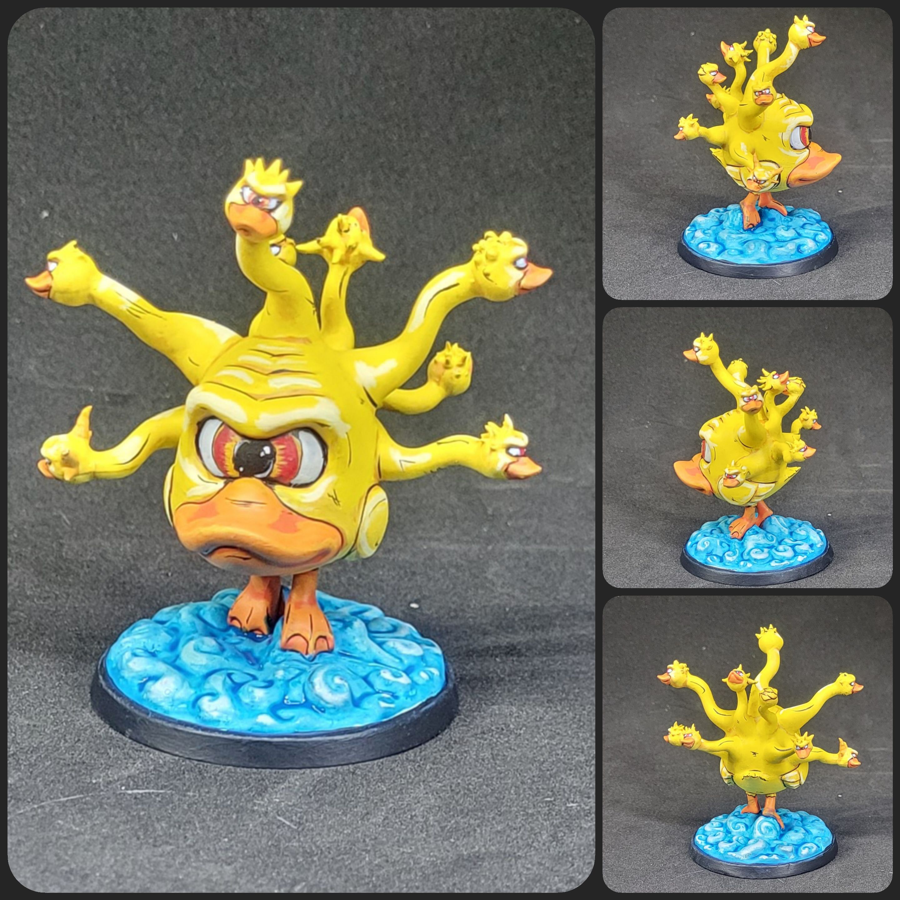 3D Printable Beholduck - Rubber Duck-themed Dungeon Monster by Mike ...