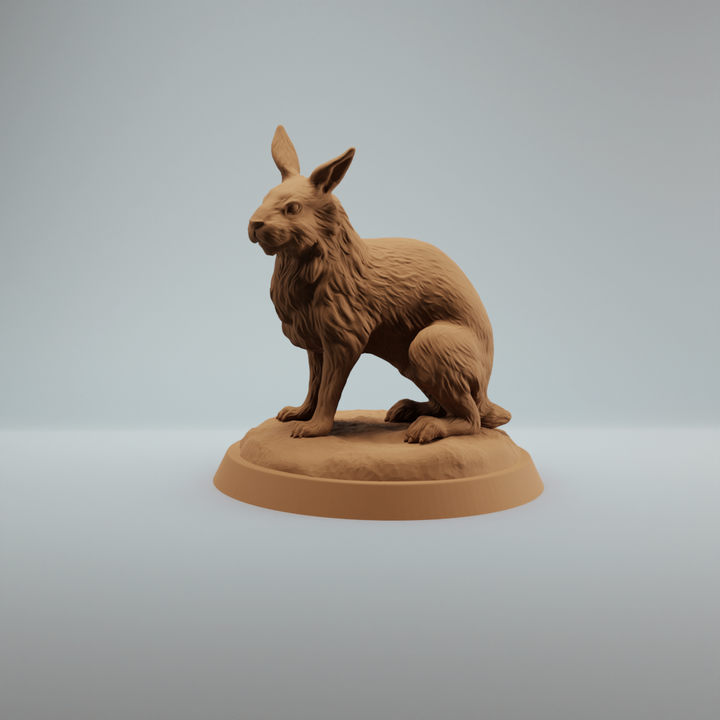 3D Printable Rabbit 3d print model pre-supported - Two variations by ...