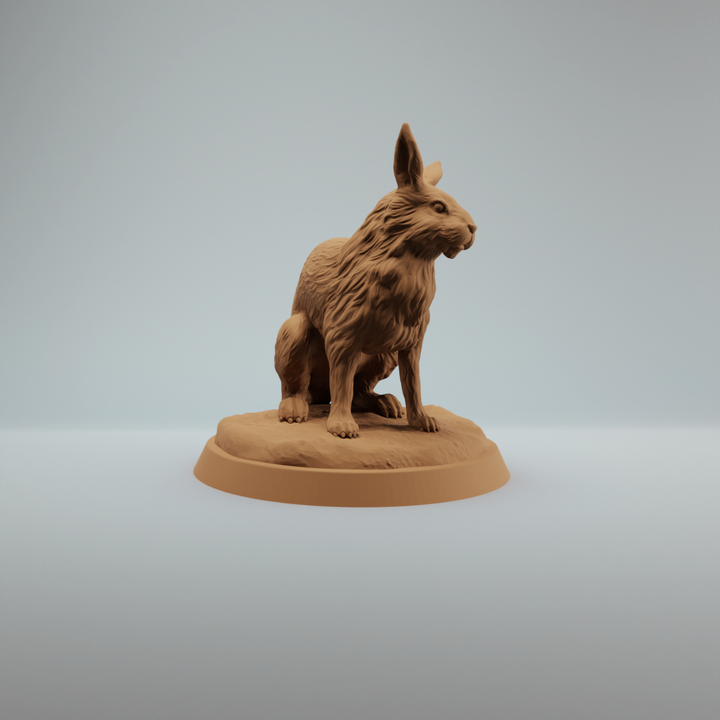3D Printable Rabbit 3d print model pre-supported - Two variations by ...