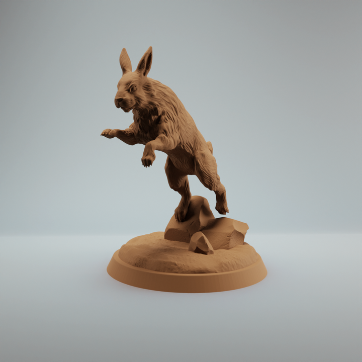 3D Printable Rabbit 3d print model pre-supported - Two variations by ...