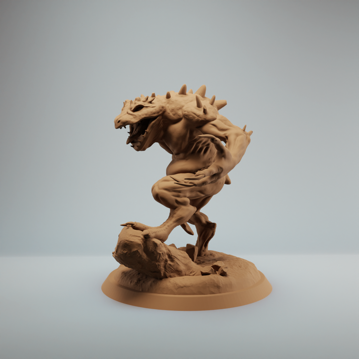3D Printable Slaad dnd miniatures, pre-supported - two variations by ...