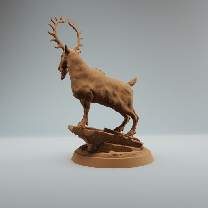 3D Printable Magic celestial fantasy goat dnd miniatures - pre ...