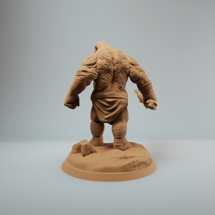 3D Printable Ogre marauder, Ogre with club - supported by Vulcan Forge ...
