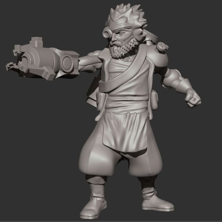 3D Printable 3 Gnome Artificer Set by Jeremy Smith