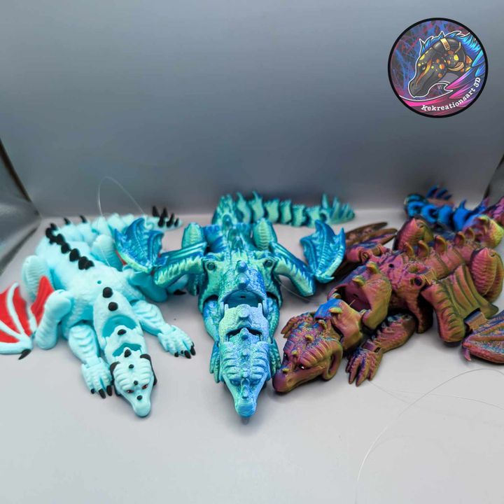 3D Printable Dragon Shoulder Puppet by Kirsten M