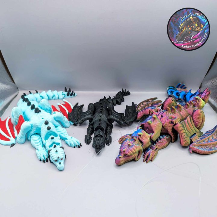 3D Printable Dragon Shoulder Puppet by Kirsten M