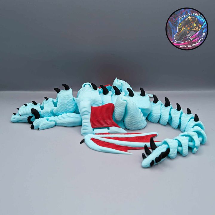 3D Printable Dragon Shoulder Puppet by Kirsten M