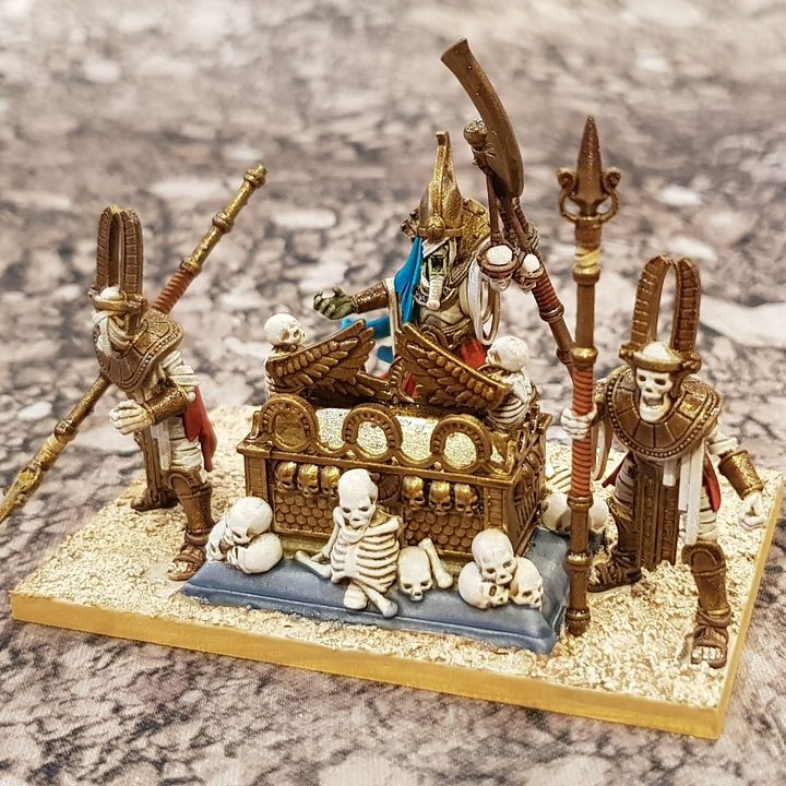 3D Print of Pharaoh Funeral Ship - Highlands Miniatures by ...