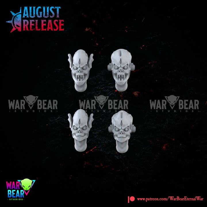 3D Printable Alien Cult Hybrids by BattleCat Grim Wars