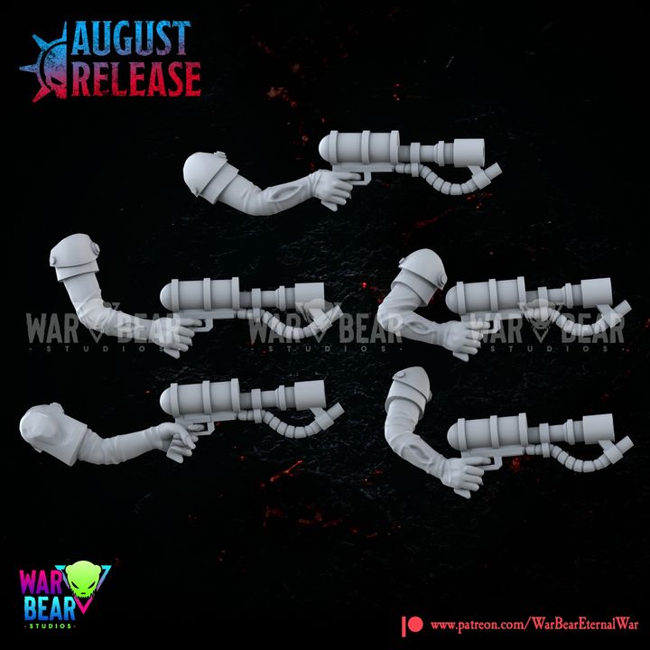 3D Printable Alien Cult Hybrids by BattleCat Grim Wars