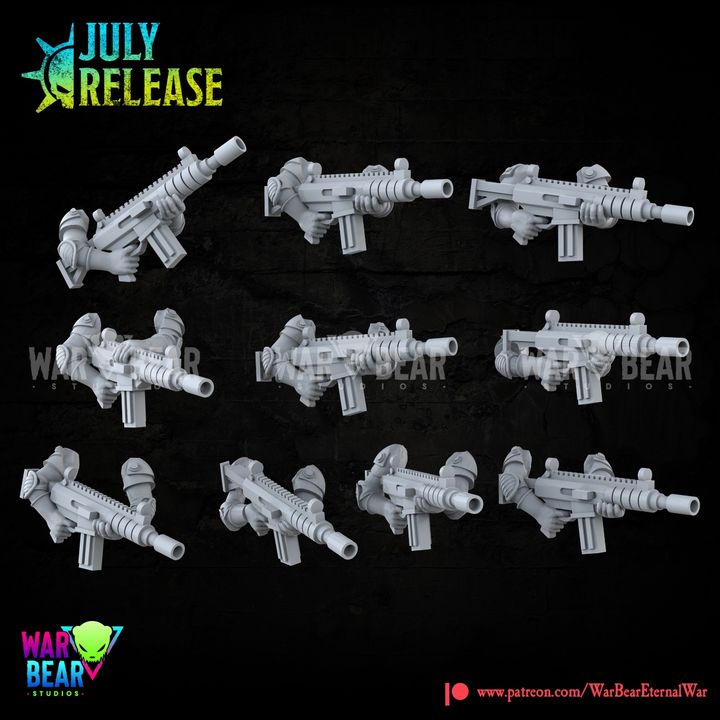3D Printable Alien Cult Foot soldiers by BattleCat Grim Wars