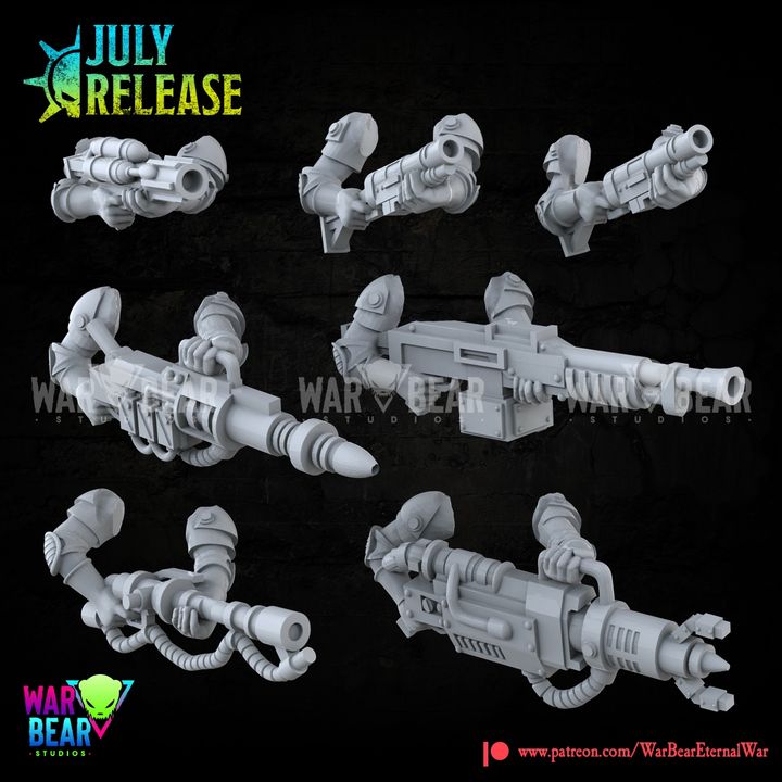 3D Printable Alien Cult Foot soldiers by BattleCat Grim Wars