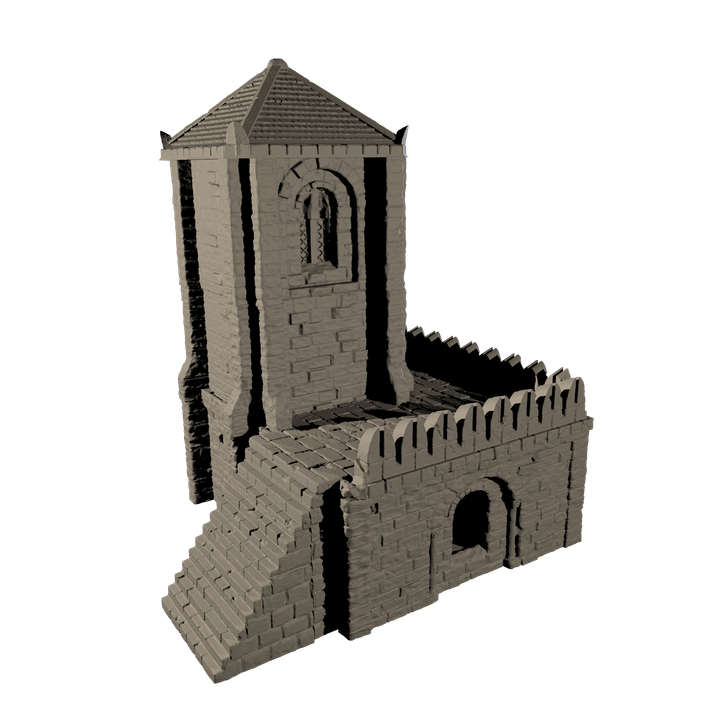 3D Printable City Building 3 - STL File by JSCreativeSE