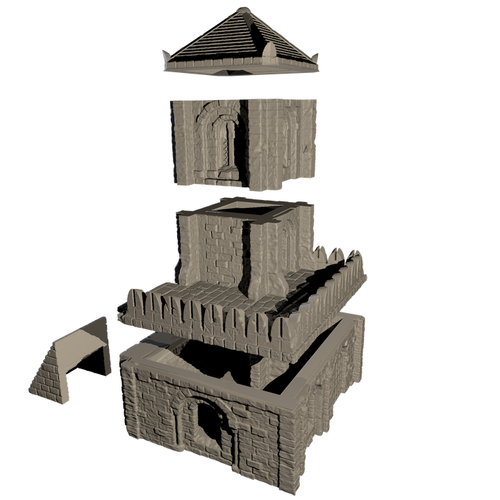 3D Printable City Building 3 - STL File by JSCreativeSE