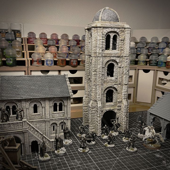 3D Printable City Tower 1 - STL File by JSCreativeSE
