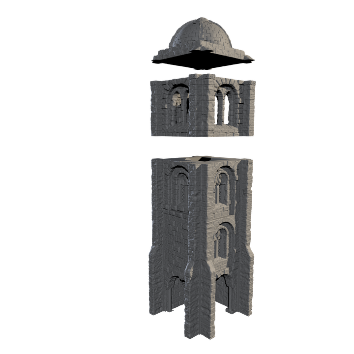 3D Printable City Tower 1 - STL File by JSCreativeSE