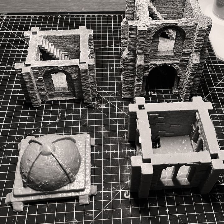 3D Printable City Tower 1 - STL File by JSCreativeSE