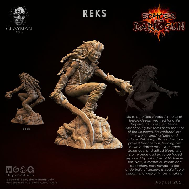 3D Printable Reks - 32mm - 75mm - 1/10 by Clayman Studio