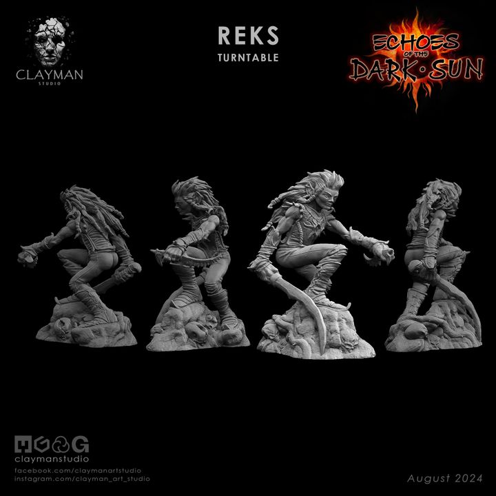 3D Printable Reks - 32mm - 75mm - 1/10 by Clayman Studio
