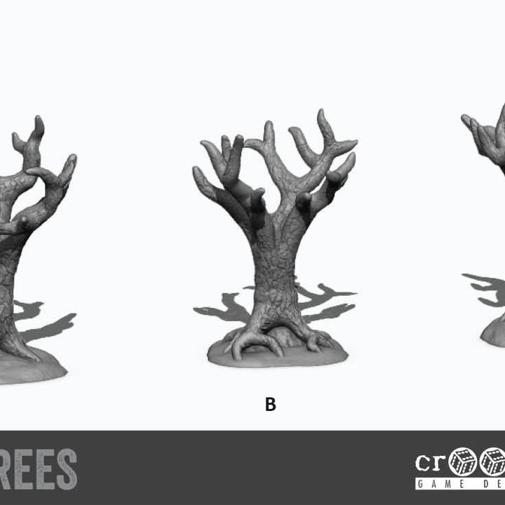 3D Printable Small Spooky Tress - All 3 by Karl Perrotton