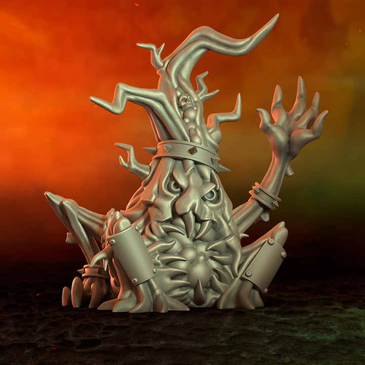 3D Printable Chaos Treeman 2 by Punga Miniatures