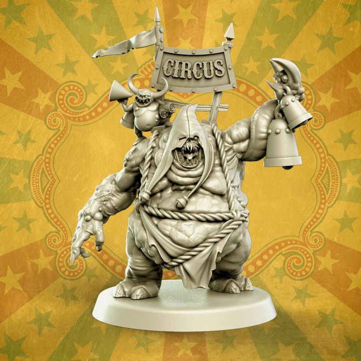 3D Printable Big Guy Monster by Punga Miniatures