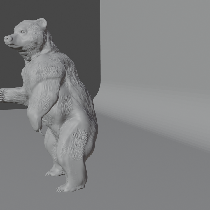 3D Printable Bear statue stl by Niranjay Renahan