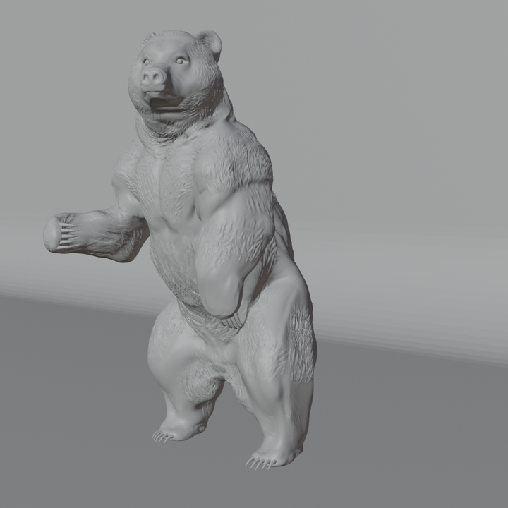 3D Printable Bear statue stl by Niranjay Renahan