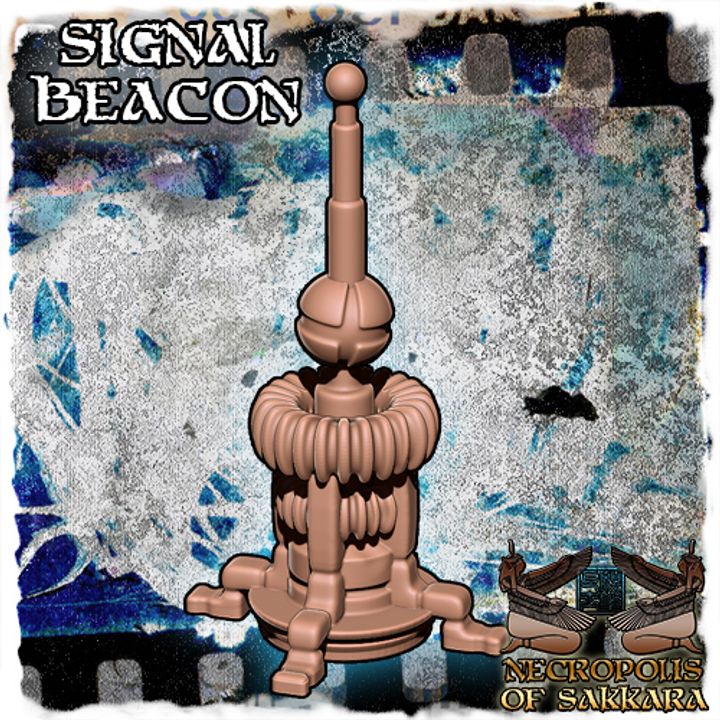 3D Printable Scifi Signal Beacon by Pharaoh's Workshop