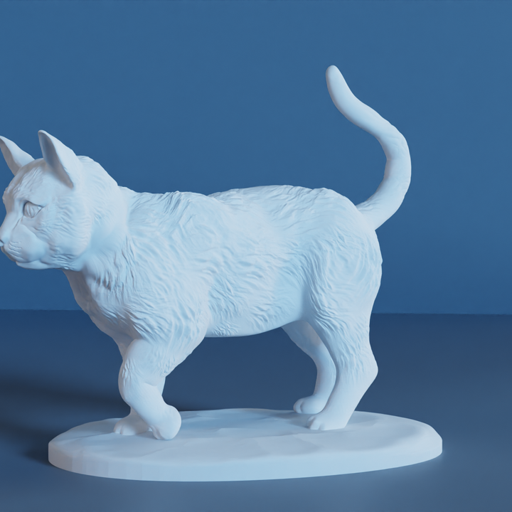 3D Printable Cat statue stl by Niranjay Renahan