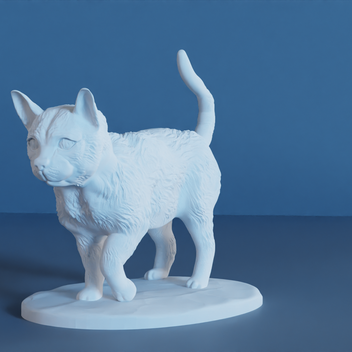 3D Printable Cat statue stl by Niranjay Renahan