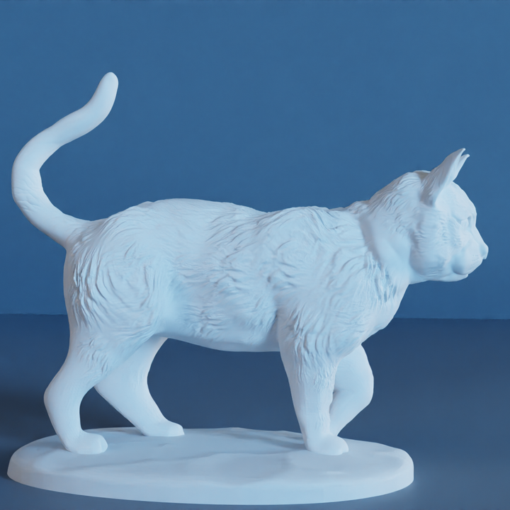 3D Printable Cat statue stl by Niranjay Renahan