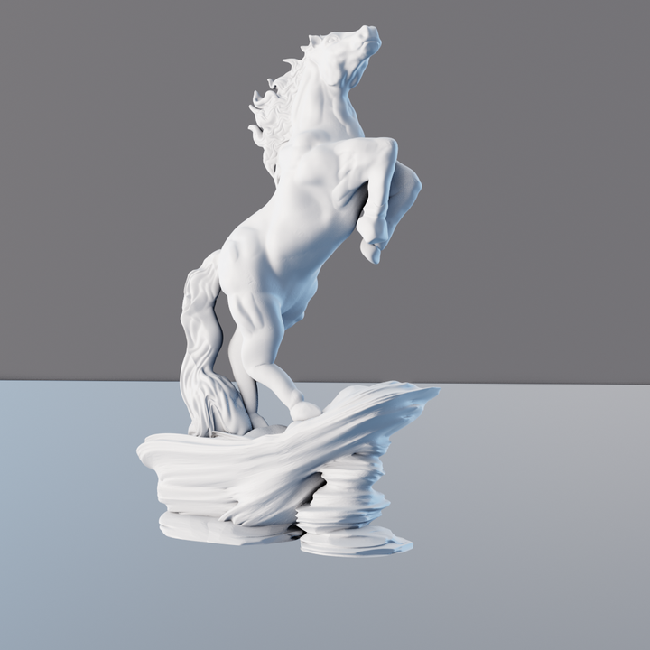 3D Printable Horse statue stl by Niranjay Renahan