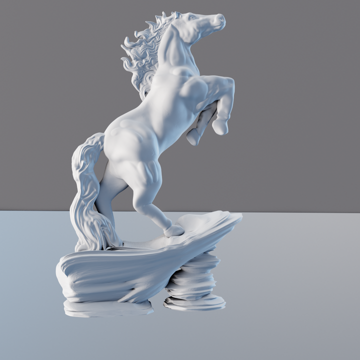 3D Printable Horse statue stl by Niranjay Renahan