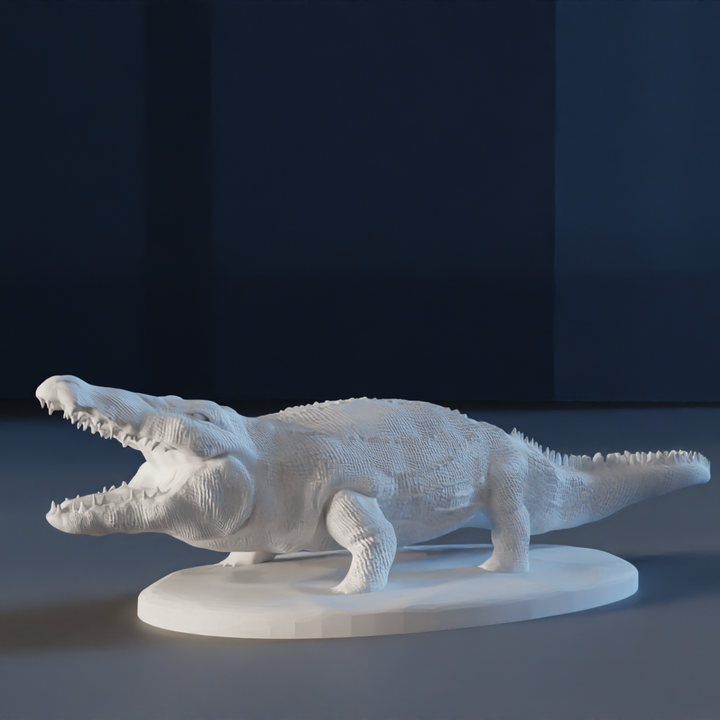 3D Printable Crocodile statue stl by Niranjay Renahan
